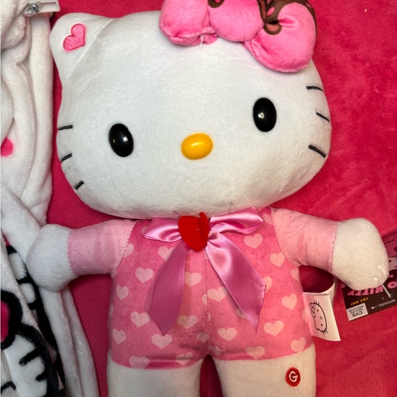 Sanrio | Accents | Hello Kitty Strawberry Blanket And Cvs Dancing Greeter | Poshmark